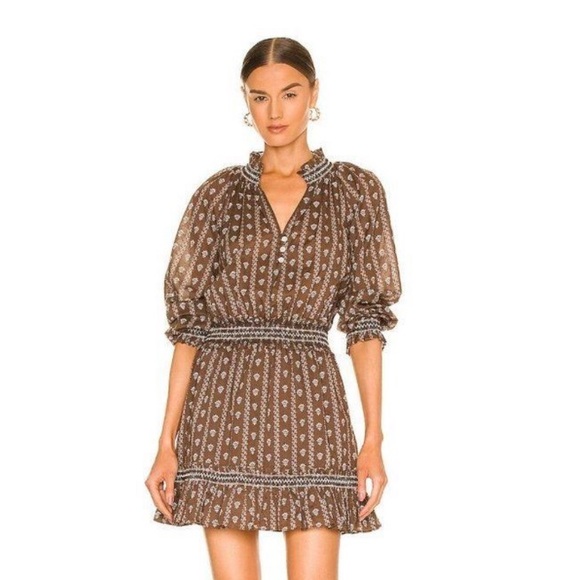 Veronica Beard | Dresses | Veronica Beard Espie Dress In Hazel Brown ...